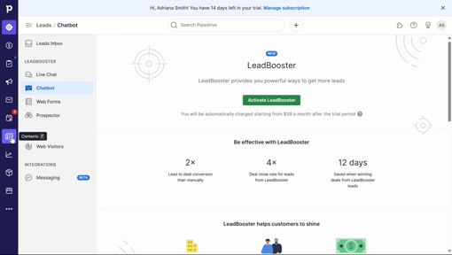 How to add a new contact on Pipedrive? | Flo