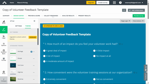 How to close a survey in SurveyMonkey?