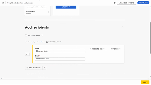 How to add a drop-down list to a document on DocuSign? | Flo