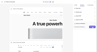 How to export a guide into a Markdown? | Flo