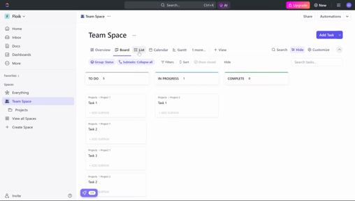 How to link tasks on ClickUp? | Flo